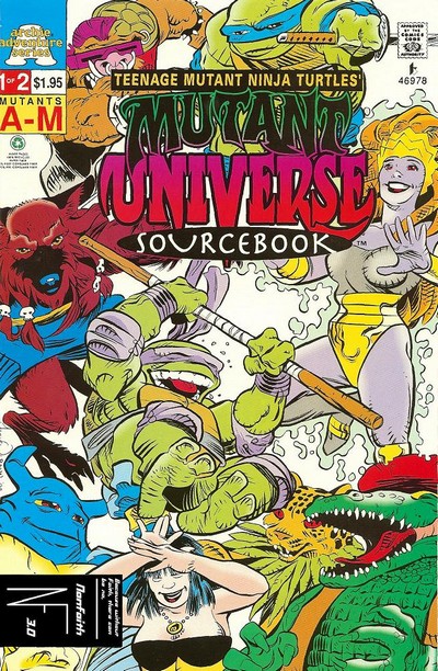 Teenage Mutant Ninja Turtles Mutant Universe Sourcebook #1 - 3 (1993 ...